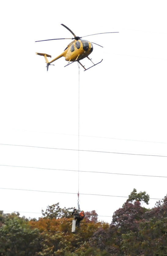 Helicopters aid in powerline maintenance | News, Sports, Jobs - Times ...